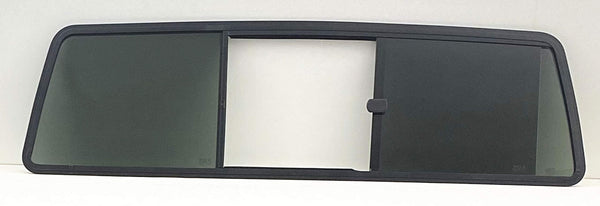 Rear Sliding Window Glass 3 Panel Back Slider W/New Gasket Compatible ...