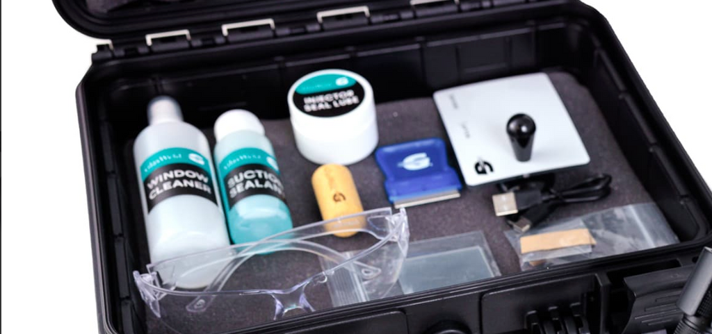 Glasweld Essential Windshield Repair Kit, injector, curing light, resi ...