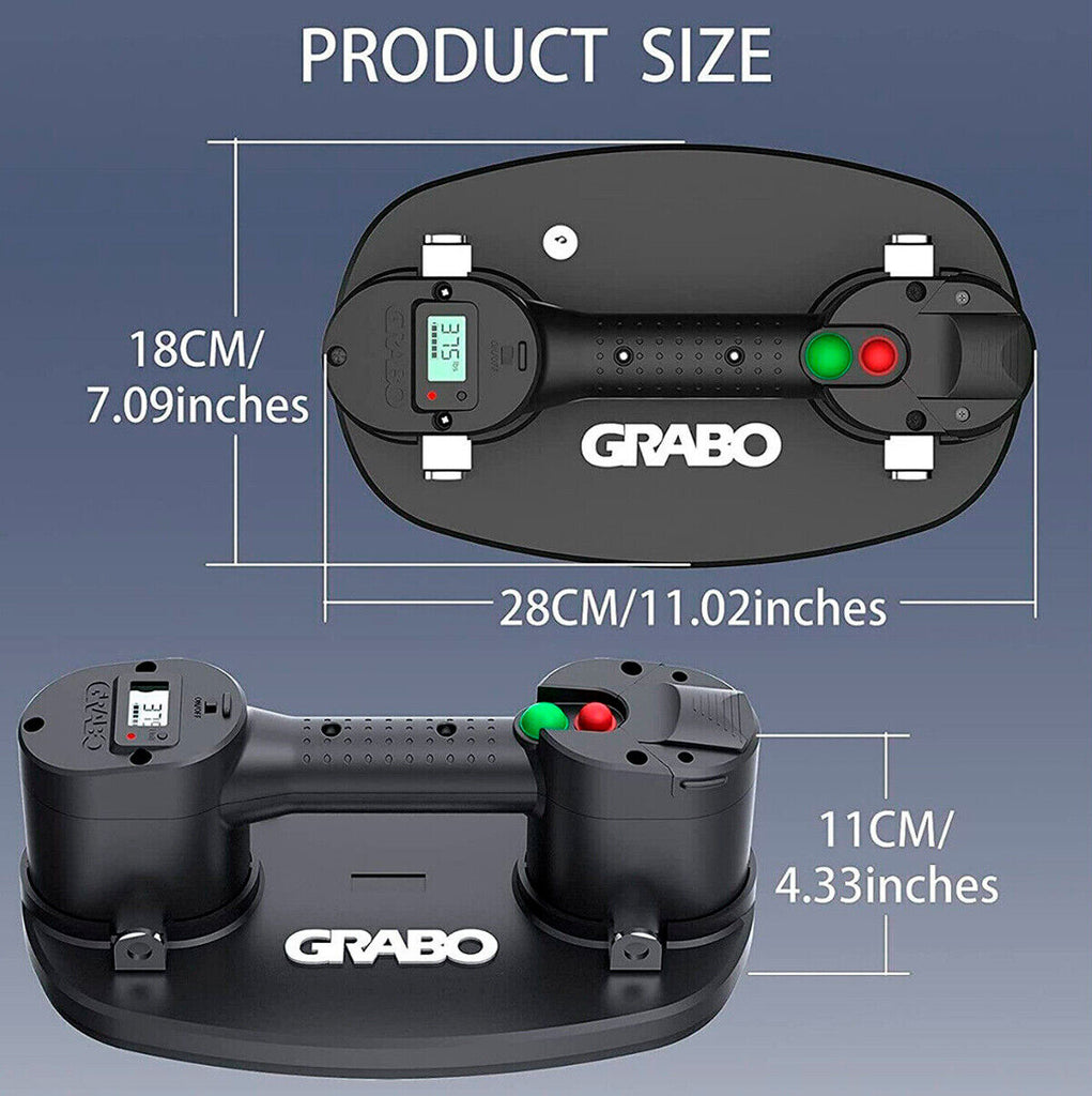 NEW Hardshell Case for the GRABO PRO Portable Electric Vacuum Cup Lift ...