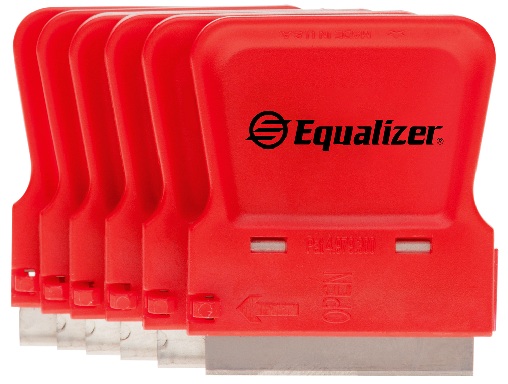EQUALIZER MINI SCRAPERS (Pkg. 6),WINDSHIELD- MS496 – JAAGS