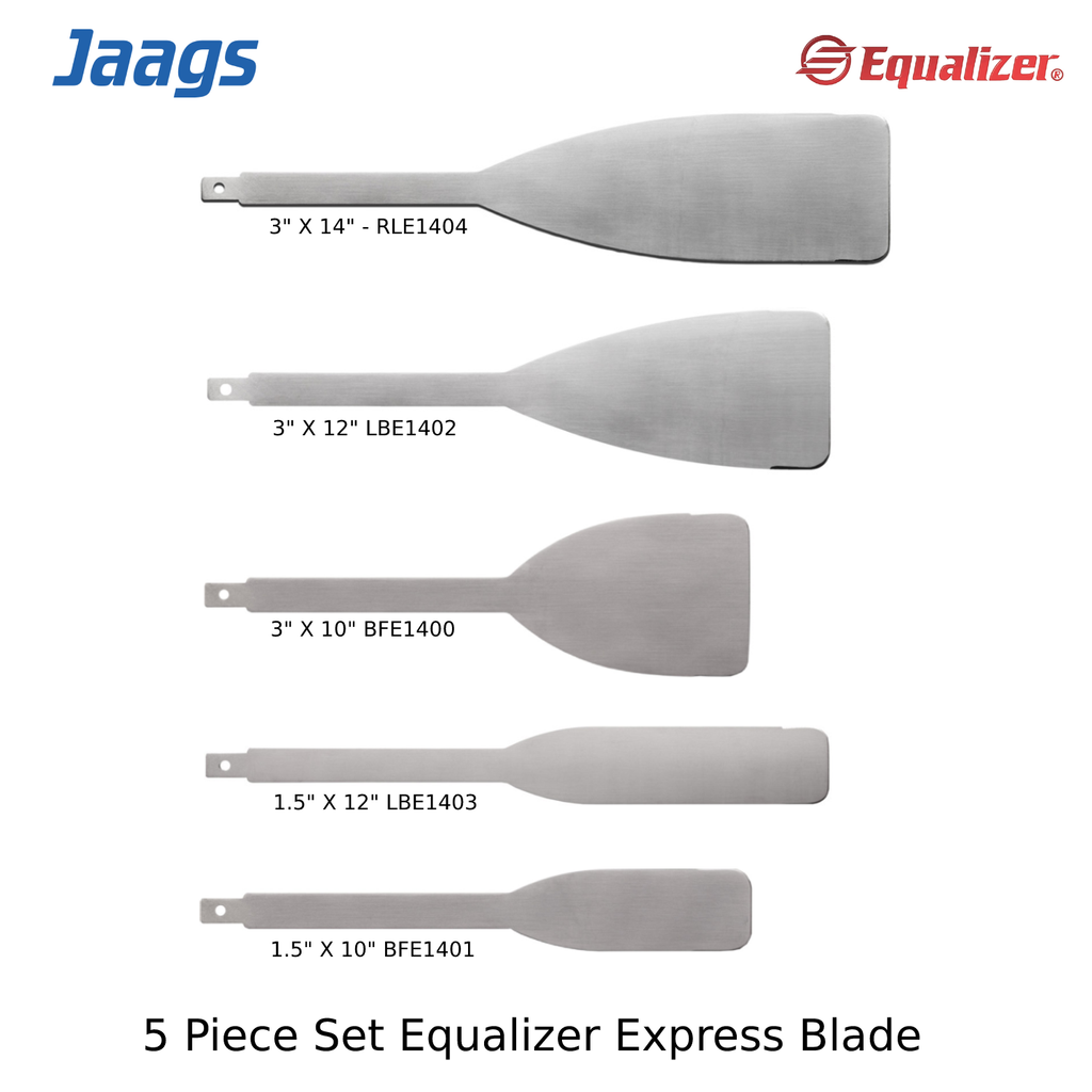 5 Pc Equalizer Express Windshield Urethane Cutting Removal Blade sharp ...